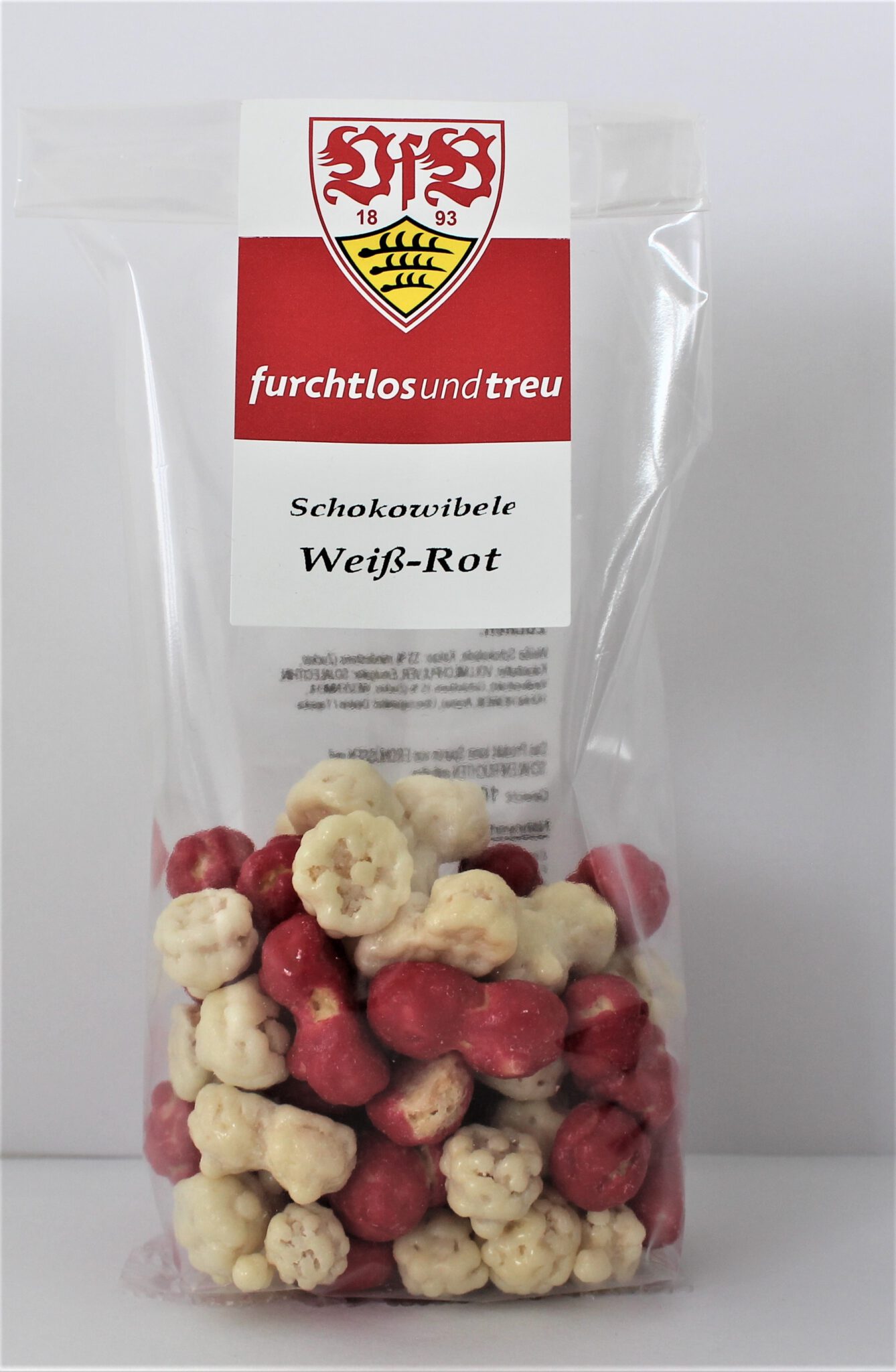 Schoko-Wibele weiß-rot - Confiserie Bosch GmbH